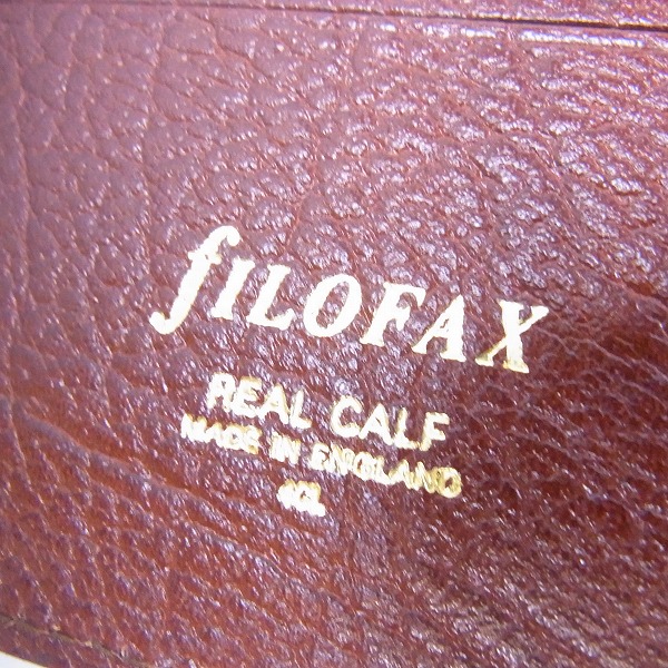 Filofax/ファイロファックス 6穴 システム手帳 英国製 4CL/REAL CARF ビンテージの買取実績 - ブランド買取専門店リアクロ